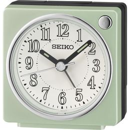 Seiko Quarzwecker "QHE197M", gr&uuml;n, Wecker, Wecker, Reisewecker, Schlafzimmer, Leuchtzeiger, Piepalarm