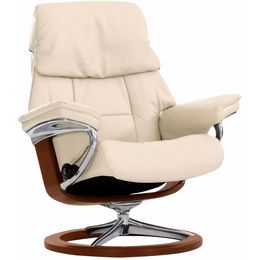 Relaxsessel stressless, B:76cm H:100cm T:75cm, beige, Leder PALOMA: durchgef&auml;rbtes Semianilin-M&ouml;belleder;Leder BATICK: durchgef&auml;rbtes und genarbtes