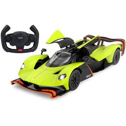 Jamara Kinder RC-Auto "Aston Martin Valkyrie AMR Pro, gr&uuml;n, 2,4GHz, T&uuml;r manuell", gr&uuml;n, B:14,7cm H:7,9cm, Fernlenkfahrzeuge, mit LED Beleuchtung
