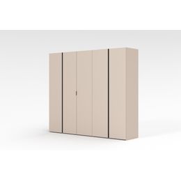 Kleiderschrank Home Affaire, B:250cm H:223cm T:60cmkaschmir matt lackiert, FSC-zertifizierter Holzwerkstoff, Schlafzimmer, Schr&auml;nke, "RUBINO,