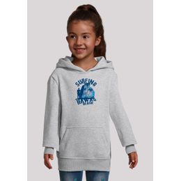 F4NT4STIC Kinder Kapuzenpullover "Hawaii Surf Beach Summer", grau, Gr. 146, Obermaterial: 65% Baumwolle, 35% Polyester, Pullover, Premium Qualit&auml;t