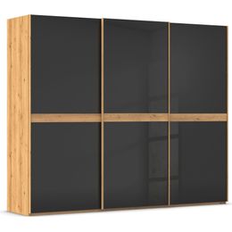 Schwebet&uuml;renschrank Rauch, B:271cm H:223cm T:68cm, schwarz, Holzwerkstoff, Schr&auml;nke, "Kleiderschrank Schrank Garderobe Schlafzimmerschrank