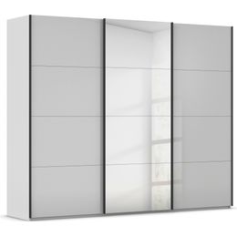 Schwebet&uuml;renschrank Rauch, B:271cm H:223cm T:68cm, grau, Holzwerkstoff, Schr&auml;nke, "Kleiderschrank Schrank Garderobe Schlafzimmerschrank SCALE-FYRA",