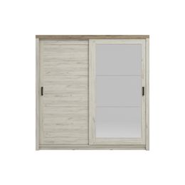 Kleiderschrank Home Affaire, B:223,5cm H:227cm T:67cm, braun, Spanplatte, Jugendzimmer, Schr&auml;nke, "Kent, FSC-zertifizierter Holzwerkstoff, Made in