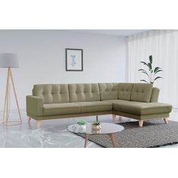 Sit & More Ecksofa SIT & MORE, B:298cm H:90cm T:198cm, gr&uuml;n, 100% PES, Wohnzimmer, Sofas, "Lavida L-Form", wahlweise mit Kippfunktion und Bettkasten