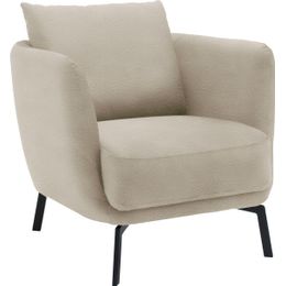 Sch&ouml;ner Wohnen Kollektion Sessel, B:86cm H:68cm T:86cm, beige, SCH&Ouml;NER WOHNEN-KOLLEKTION, 96% Polyester, 4% Polyacryl, Wohnzimmer, Sessel, "Pearl - 5 Jahre