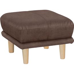 Fu&szlig;hocker Trendmanufaktur, B:66cm H:44cm T:66cm, braun, Garten, Hocker, "Cecilia"