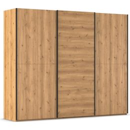 Schwebet&uuml;renschrank Rauch, B:271cm H:223cm T:68cm, braun, Holz teilmassiv, Schr&auml;nke, "Kleiderschrank Schrank Garderobe Schlafzimmerschrank
