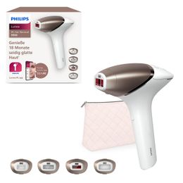 Philips Damen IPL-Haarentferner "Lumea S9900 BRI951/01", rosa, B:26,3cm H:25,2cm T:11,3cm, IPL-Haarentferner, kabellos, 2 SkinAI Funktionen