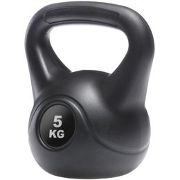 Endurance Kettlebell "5 kg", schwarz, Hanteln, aus bodenschonendem Material