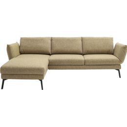 Sch&ouml;ner Wohnen Kollektion Ecksofa, B:329cm H:87cm T:224cm, gelb, SCH&Ouml;NER WOHNEN-KOLLEKTION, 54% Polyacryl, 46% Polyester, Wohnzimmer, Sofas, "Spin, Multifunktionssofa, bequem