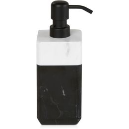 M&ouml;ve Seifenspender M&Ouml;VE, schwarz, Marmor, Badezimmer, Dosierspender, "Black & White", Marmor, 190 ml