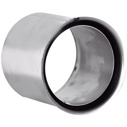 FIREFIX Doppelwandfutter, B:16cm H:11cm L:13cm, silber, Wanddurchf&uuml;hrungen, unlackiert, &Oslash; 130 mm