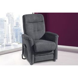 Sit & More TV-Sessel SIT & MORE, B:76cm H:103cm T:91cm, grau, Altara Nubuck, die Luxus-Microfaser aus 100% Polyester;Luxus-Kunstleder;novalife- die ganz