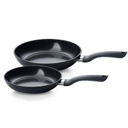 Fissler Pfannen-Set "Essential"schwarz, Pfannen, leicht zu reinigen, Made in Germany