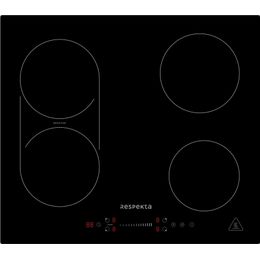 respekta Induktions-Kochfeld "KM 6600IB-28", B:59cm H:6cm T:52cm, schwarz, Kochfelder