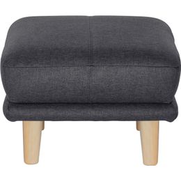 Fu&szlig;hocker Trendmanufaktur, B:66cm H:44cm T:66cm, grau, Garten, Hocker, "Cecilia"