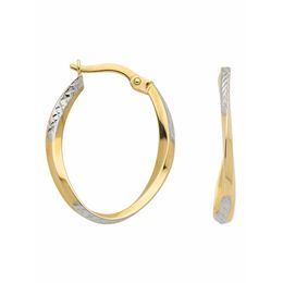 Adelia&acute;s ADELIA ́S Damen Paar Ohrh&auml;nger "1 Paar 333 Gold Ohrringe / Creolen", Damen, Gold, gold, Gold, Ohrringe, 333 Gold Goldschmuck f&uuml;r Damen