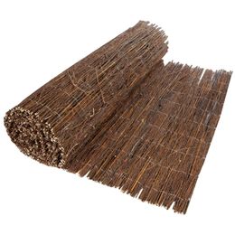 Windhager Sichtschutzzaunmatten, H/L: 200cm x 3m, beige, Zaunelemente, naturbelassenes Heidekraut, L: 3 m