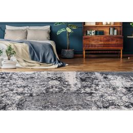Teppich Arte Espina, B:200cm H:6mm L:290cm, grau, Polyester, Wohnzimmer, Teppiche, "Saphira 400"