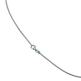 Vivance Damen Collierkettchen "925/- Sterling Silber rhodiniert", 38cm, Silber 925 (Sterlingsilber), L: 38 B: 1,2mm, wei&szlig;, Silber 925