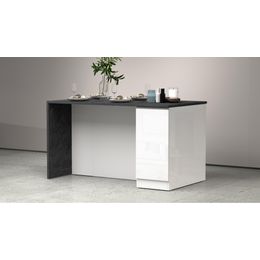 K&uuml;cheninsel KOCHSTATION, B:160cm H:90cm T:90cm, wei&szlig;, Komplettk&uuml;chen-Sets, "Sole,Kochinsel,K&uuml;chenarbeitsblock,Inselk&uuml;che,Arbeitsinsel", Breite 160 cm