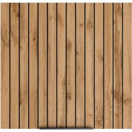 H&auml;ngeschrank KOCHSTATION, B:60cm H:57cm T:34cm, grau, Holzwerkstoff, K&uuml;che, Schr&auml;nke, "KS-Lagos", Breite 60 cm, 1 Einlegeboden