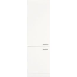 Hochschrank Optifit, B:60cm H:206,8cm T:57,1cm, wei&szlig;, K&uuml;che, Schr&auml;nke, "Iver", Breite 60 cm, mit 4 Einlegeb&ouml;den, f&uuml;r viel Stauraum