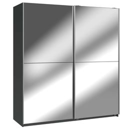 Schwebet&uuml;renschrank wimex, B:180cm H:198cm T:65cm, grau, Schr&auml;nke, "Queen"
