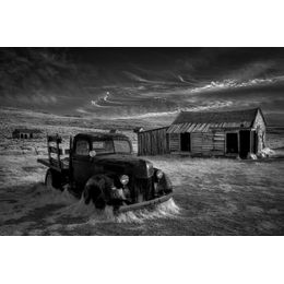 papermoon Fototapete "Photo-Art ROB DARBY, KEIN GOLD MEHR", B/L: 3m x 2,23m, Bahnen: 6 Stk., bunt, Schlafzimmer, Tapeten