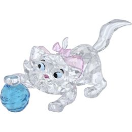 Swarovski Dekofigur "Kristallfigur Sammelfigur Disney Classics The Aristocats Marie", B/H/T: 4,3cm x 7,8cm x 4,2cmkristallwei&szlig;, rosa, blau, schwarz,
