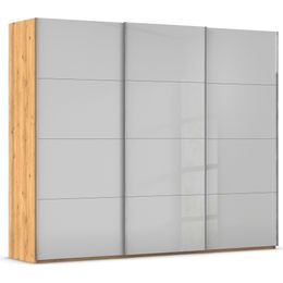 Schwebet&uuml;renschrank Rauch, B:271cm H:223cm T:68cm, grau, Holzwerkstoff, Schr&auml;nke, "Kleiderschrank Schrank Garderobe Schlafzimmerschrank SCALE-FYRA",