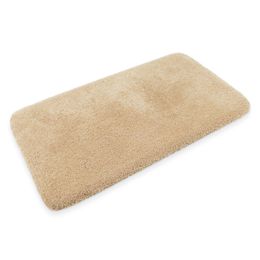 Badematte OTTO HOME, H:30mm, beige, Polyester, Badematten, "Kaarin, uni, viele Farben, Badvorleger, Badezimmer Teppich", Badteppich, getuftet,