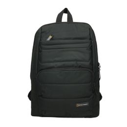 Damen Cityrucksack "Pro", National Geographic, schwarz, Nylon, Rucks&auml;cke, mit gepolstertem Tablet-Fach