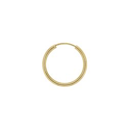 Vivance Damen Paar Creolen "585/- Gelbgold glanz 20 mm", one-size, Gold, gelb, Gold, Ohrringe