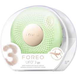 Foreo Kosmetikbehandlungsger&auml;t "UFO 3 go", gr&uuml;n, ABS, Aluminium, Kunststoff, Silikon, B:9,6cm H:8,6cm T:3,7cm, Mikrodermabrasionsger&auml;te