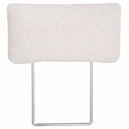Kopfst&uuml;tze Home Affaire, B:50cm H:25cm T:10cm, beige, Luxus-Microfaser (100% Polyester), Luxus-Microfaser Vintageoptik(100% Polyester), Struktur fein