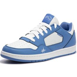 K1x Herren Sneaker "Sweep Gk blue/white", Gr. 42,5, blau, Leder, Schuhe, Basketball inspiriertes Design