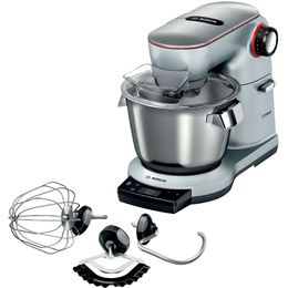 Bosch K&uuml;chenmaschine "Serie 8 MUM9AX5S00, integr. Waage & Timer, Automatikprogramme, silber", B:22,2cm H:33,7cm T:43,3cm, schwarz, K&uuml;chenmaschinen,
