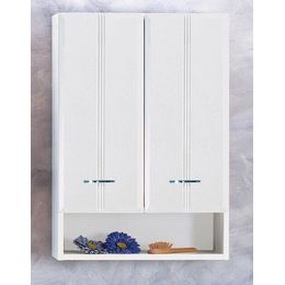 H&auml;ngeschrank Welltime, B:50cm H:71cm T:20cm, wei&szlig;, Holzwerkstoff, MDF, Wohnzimmer, Schr&auml;nke, "Rallye", Breite 50 cm, mit wechselbarem T&uuml;ranschlag