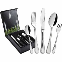 Besteck-Set "Tafelbesteck inkl. Besteckbox Ligato 30er Set silber", 30 tlg., silber, PICARD & WIELP&Uuml;TZ SOLINGEN, Essbesteck-Sets,
