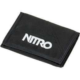 Nitro Damen Geldb&ouml;rse "Wallet", schwarz, Kunstfaser, Kleinlederwaren, Geldbeutel, Wallet, Portmonaie, Etui f&uuml;r Scheine und M&uuml;nzen