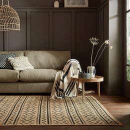 Teppich FLAIR RUGS, B:200cm H:5mm L:290cm, beige, Jute, Wohnzimmer, Teppiche, "Luis"