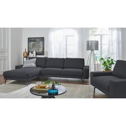 Ecksofa, B:274cm H:85cm T:178cm, grau, CREATION BY ROLF BENZ, Luxus-Microfaser (100% Polyester), Wohnzimmer, Sofas, "CR.450, Designecksofa, L-Form",