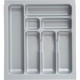 Optifit Besteckeinsatz, B/H/T: 43,6cm x 5cm x 48,2cm, silber, Schubladeneins&auml;tze, passend f&uuml;r Schubk&auml;sten der Serien Bern, Parma, Tapa und Ole