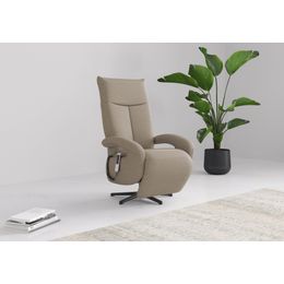 Sit & More TV-Sessel SIT & MORE, B:74cm H:112cm T:82cm, grau, 95%Polyester 5%Polyamid, Sessel, "TV Dance", wahlweise manuell oder elektrischer Funktion mit Akku