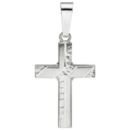 Jobo Damen Kreuzanh&auml;nger "Anh&auml;nger Kreuz", Silber 925 (Sterlingsilber), silber, Silber 925 (Sterlingsilber), Schmuckanh&auml;nger, 925 Silber