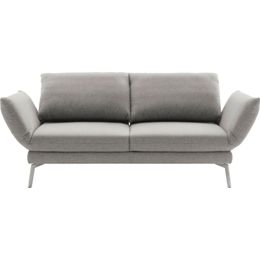 Sch&ouml;ner Wohnen Kollektion 2,5-Sitzer, B:248cm H:85cm T:225cm, silber, SCH&Ouml;NER WOHNEN-KOLLEKTION, 100% Polyester, Sofas, "Spin, Multifunktionssofa, bequem und hochwertig