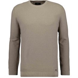 Ragman Herren Rundhalspullover, beige, Gr. XXL, 83% Baumwolle 17% Polyamid, Pullover