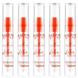 Essence Damen Augenbrauen-Gel "aloha, babes lash & brow gel mascara"ready, sun, set, go, Augen-Kosmetika, Definierte Wimpern und Augenbrauen mit